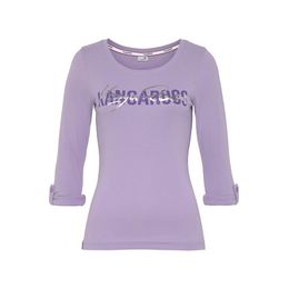 Kangaroos Langarmshirt in lila | Gr.: 44-46