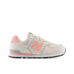 New Balance Jungen Sneaker "574", Gr. 37linen, pink lemonade, Synthetik, Textil, Schuhe