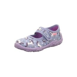 Superfit Hausschuh BONNY in Blau/Mehrfarbig | Gr.: 28