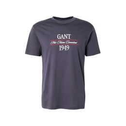 Gant Shirt male size XL Navy / Ruby red / White