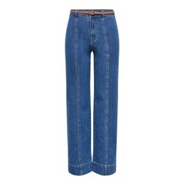 Only Jeans mit weitem Bein in Dark Blue Denim | Gr.: L/L32