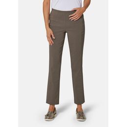 GOLDNER Schlupfhose CARLA in Super-Stretch in taupe | Gr.: 42