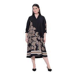 Ulla Popken Kleid in schwarz | Gr.: 50-52