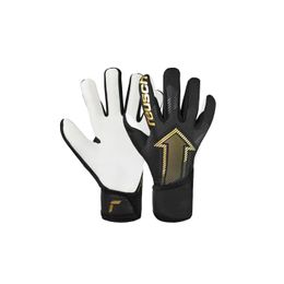 Reusch Kinder Torwarthandschuhe "Fastgrip Gold Junior", gold, Gr. 4,5, mehrfarbig, 55% Elastodien, 42% Polyester, 3% Polyamid, Handschuhe, mit Hybrid
