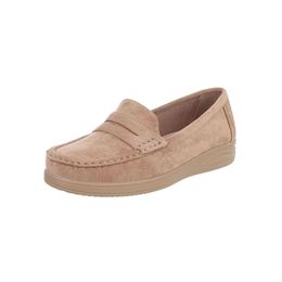 Ital-Design Halbschuh in Hellbraun | Gr.: 37