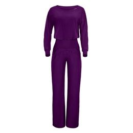 WINSHAPE Functional Comfort Jumpsuit JS101LSC in dark plum | Gr.: XL