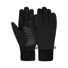 Reusch Damen Skihandschuhe "Walk STORMBLOXX TOUCH-TEC", schwarz, Gr. 8,5, mehrfarbig, 82% Polyamid, 14% Elasthan, 4% Lederimitat, Handschuhe, mit