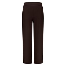 Zero Casual-Hose mit weitem Bein in Chocolate Plum | Gr.: 34