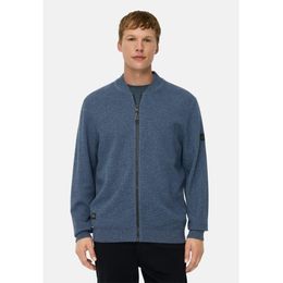 Camel Active Strickjacke mit Bomberkragen in Tintenblau | Gr.: L
