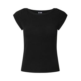 Pieces Oberteil mit angeschnittenen &Auml;rmeln in Black2 | Gr.: S