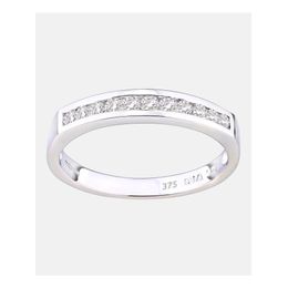 Diamant L'&eacute;ternel Eternity-Ring aus 375 Wei&szlig;gold mit Diamant | Gr.: 54