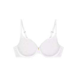 Triumph Damen B&uuml;gel-BH "Body Make-Up Essentials W", Gr. 95, wei&szlig;, Microtouch, Obermaterial: 79% Polyamid, 21% Elasthan, Basic, BHs, Spacer-Cups,