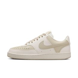 Nike Sportswear Damen Sneaker "Court Vision Low Next Nature", Gr. 40,5cream ii, phantom, Synthetik, Schuhe, inspiriert vom Design des Nike Air Force