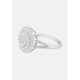 Diamant Exquis Ring aus 375 Wei&szlig;gold mit Diamant | Gr.: 54