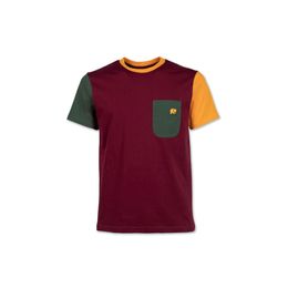 Trendsplant T-Shirt Herren Gr&ouml;&szlig;e L khaki / orange / dunkelrot