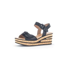 Gabor Keilsandaletten in schwarz | Gr.: 38
