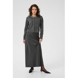 Kaffe Strickjacke KAroxy Regular fit in Grey Melange | Gr.: XXL