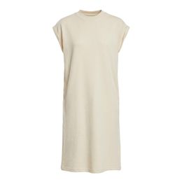 Urban Classics Damen Shirtkleid "Urban Classics Ladies Light Terry Dress", beige, Gr. XS, unifarben, 100% Baumwolle, Kleider