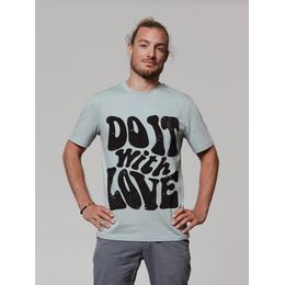 wat? Apparel T-Shirt Do it with love in Aloe | Gr.: 54