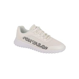 Tom Tailor Sneaker low in Wei&szlig; | Gr.: 45