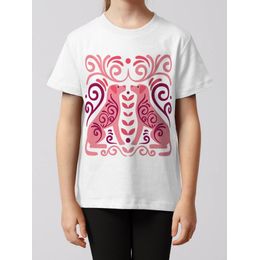 wat? Apparel T-Shirt Hundeliebe in Wei&szlig; | Gr.: 122/128