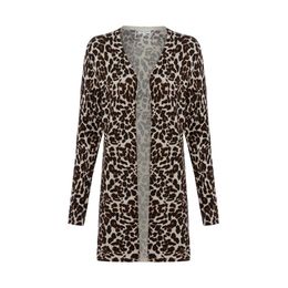 Marie Lund Strickjacke in beige schwarz - 0001 | Gr.: S