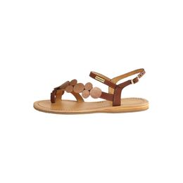 Les Trop&eacute;ziennes par M Belarbi Flache Ledersandalen &bdquo;Holly&ldquo; Braun | Gr.: 36