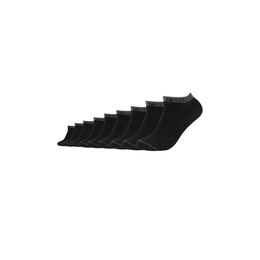 Mustang Herren Sneakersocken "9er Pack", Gr. 39, schwarz, 73% Baumwolle, 23% Polyester, 2% Polyamid, 2% Elasthan, Socken