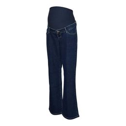 V&eacute;ro Moda Vero Moda Umstandsjeans mit weitem Bein in Dark Blue Denim | Gr.: L/L32