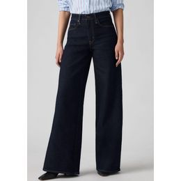 Levi's LEVI'S Damen Schlagjeans "Levi's 728 High-Rise Wide-Leg Jeans", blau, Gr. 26, Denim/Jeans, Obermaterial: 98% Baumwolle, 2% Elasthan, Jeans, weite