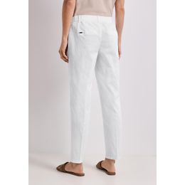 Street One Damen Chinohose, wei&szlig;, Gr. 34, unifarben, Web, 97% Baumwolle, 3% Elasthan, Hosen, soft