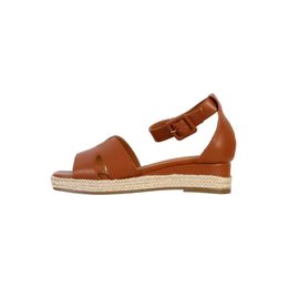 Divine Factory Sandalen mit Keilabsatz und Riemchen Braun | Gr.: 39