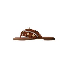 Findlay Flache Slipper-Sandalen Paris Braun | Gr.: 36