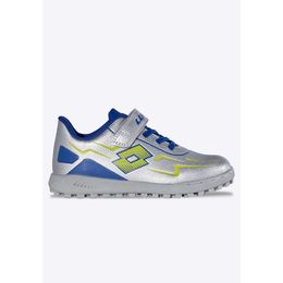 Lotto M&auml;dchen Fu&szlig;ballschuh, Gr. 34, silber, Synthetik, Schuhe, mit Turf-Sohle f&uuml;r synthetische Hartpl&auml;tze, f&uuml;r Kinder