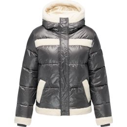 Ragwear Damen Winterjacke "Editah Shiny YOUMODO", grau, Gr. XS, Obermaterial: 100% Polyester. Innenfutter: 100% Polyester. Wattierung: 100%