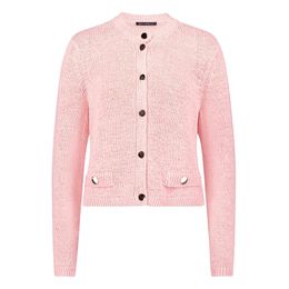 Betty Barclay Strick-Cardigan mit aufgesetzten Taschen in Pink Dolphin | Gr.: 44