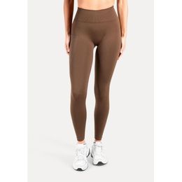 Smilodox Leggings Adrielle Pocket Seamless in Braun | Gr.: S