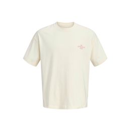 Jack & Jones Jack & Jones Junior T-Shirt 'JORSanremo' Jungen Gr&ouml;&szlig;e 128 aqua / rot / schwarz / wei&szlig;