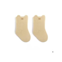 MUNADUNA 5er-Set B&auml;r Baby-Socken mit Weitbund | Gr.: 15-17