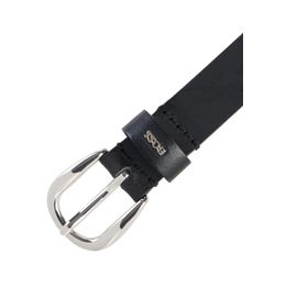 BOSS Damen Lederg&uuml;rtel "Laci BOSS Sz25", schwarz, Gr. 80, unifarben, Leder, G&uuml;rtel, aus italienischem Leder