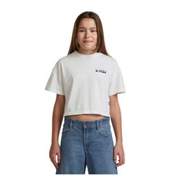 G-Star Raw Girls Cropped Relaxed T-Shirt white | Gr.: 158