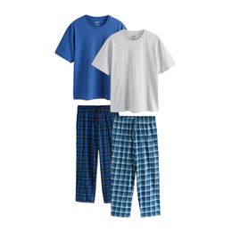 next Long Pajamas male size L Navy / Light blue / Dark blue / Light grey