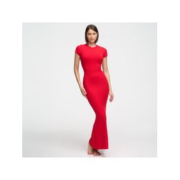 CFAB Maxi-Kleid in Feuerrot | Gr.: S