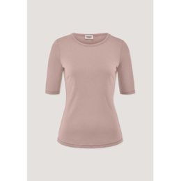 hessnatur Softrib T-Shirt in ros&eacute; | Gr.: 42