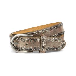 styleBREAKER G&uuml;rtel in Antik-Gold | Gr.: 80