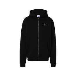 Karl Kani Damen Sweatjacke "Karl Kani Herren", schwarz, Gr. XS, unifarben, 65% Baumwolle, 35% Polyester, Sweatjacken