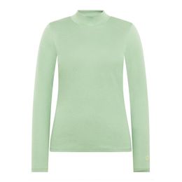 Cartoon Basic Shirt mit Kragen in Basil | Gr.: 44
