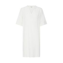 oxmo Damen Minikleid "Minikleid OXNInna Linen Mix", beige, Gr. 42, Obermaterial: 80% Viskose LENZING LenzingCV. 20% Leinen LI., Kleider