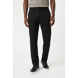 Jack & Jones JACK & JONES Herren Chinos "JPSTOLLIE DEVON CHINO NOOS", schwarz, Gr. 34, unifarben, Web, Obermaterial: 74% Polyester, 24% Viskose, 2% Elasthan,