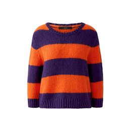 Oui Pullover ESMY in dk violett orange | Gr.: 34